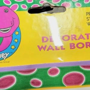 Wall Decor | Vintage Barney The Dinosaur Wallpaper Border | Poshmark